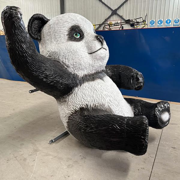 Quality Lifelike Animatronic Animal / Animatronic Panda Model For Theme Park for sale