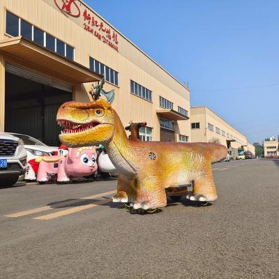 China Vivid Electronic Dinosaur Rides on for Playground and Square for sale