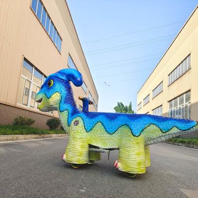 Cina Parco di divertimenti del mondo giurassico Passeggiata su dinosauro animatronico Passeggiata per il centro commerciale in vendita