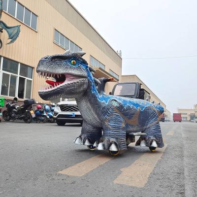 중국 놀이공원 전기 공룡 스쿠터 애니마트론 공룡 승차 판매용