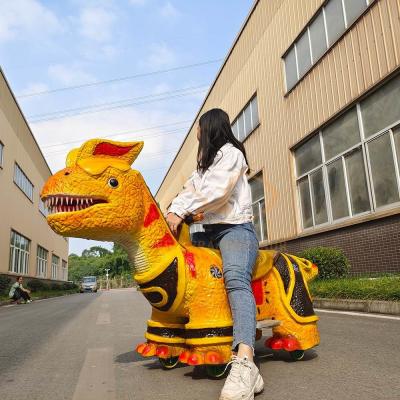Cina Giostra elettrica a forma di dinosauro per bambini e adulti nei centri commerciali in vendita
