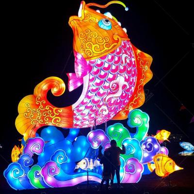 China Steel Frame Chinese New Year Lantern Art For Festival Decoration for sale