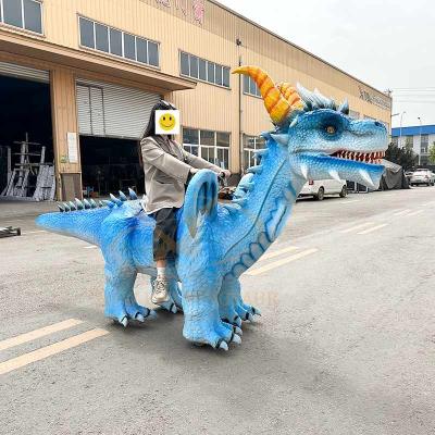 Cina Centro commerciale Animatronic Electric Dinosaur Scooter Ride on Dinosaur per bambini in vendita