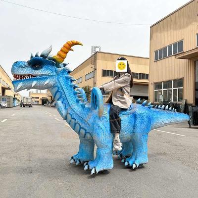 Cina Centro commerciale Animatronic Electric Dinosaur Scooter Ride on Dinosaur per bambini in vendita