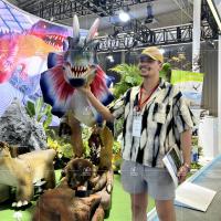 China Waterproof Life Size Dinosaur Model for sale