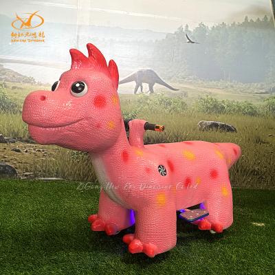 Cina Animatronic Dinosaur Ride per genitori e bambini insieme Coin Operato Dino Animal Car in vendita