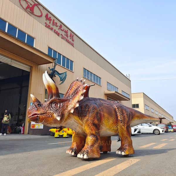 Quality Simulation Electric Brachiosaurus Walking Animatronic Dinosaur Ride for Kids for sale