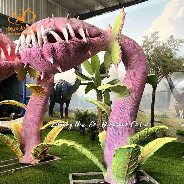 Quality Realistic Animatronic Piranha Plant Simulation for Plant Park and Exhibition for sale