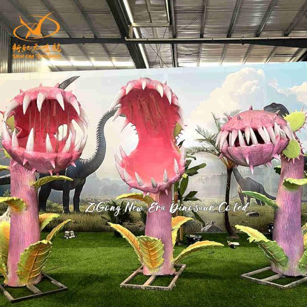 Quality Realistic Animatronic Piranha Plant Simulation for Plant Park and Exhibition for sale