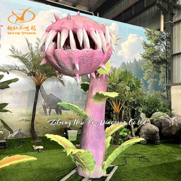 Quality Realistic Animatronic Piranha Plant Simulation for Plant Park and Exhibition for sale