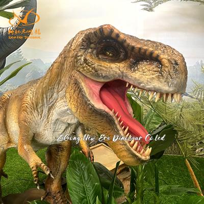 China Amusement Park Animatronic Realistic T-rex Dinosaur Model for Dino World for sale