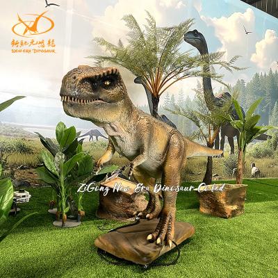 China Amusement Park Animatronic Realistic T-rex Dinosaur Model for Dino World for sale
