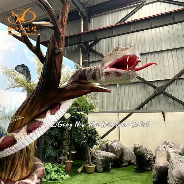 Quality Lifelike Robotic Animatronics Snack Customized Size For Zoo Park for sale