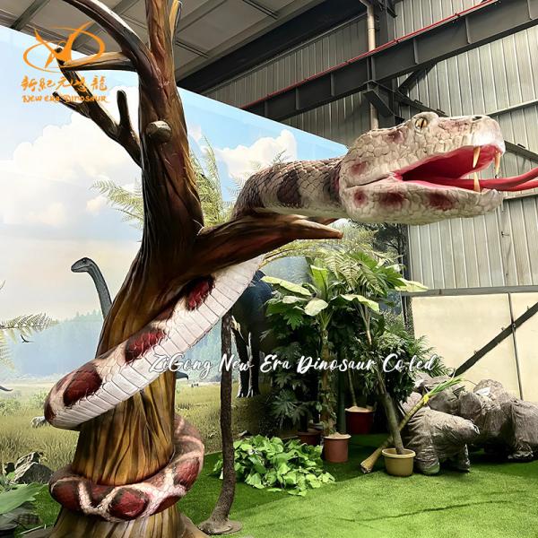 Quality Lifelike Robotic Animatronics Snack Customized Size For Zoo Park for sale