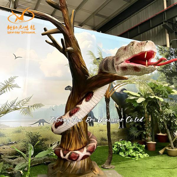 Quality Lifelike Robotic Animatronics Snack Customized Size For Zoo Park for sale