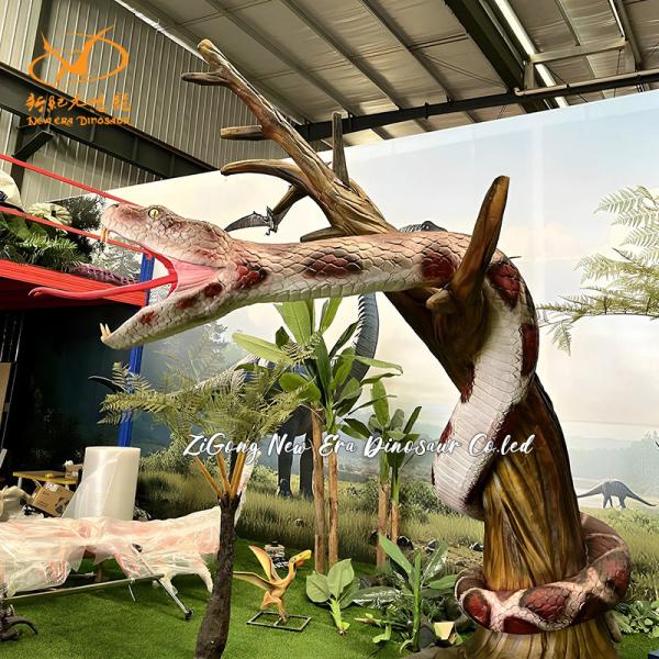 Quality Lifelike Robotic Animatronics Snack Customized Size For Zoo Park for sale