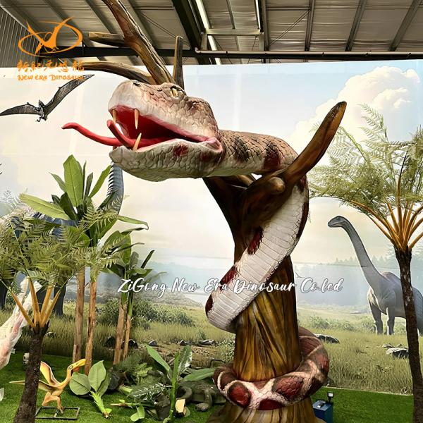 Quality Lifelike Robotic Animatronics Snack Customized Size For Zoo Park for sale
