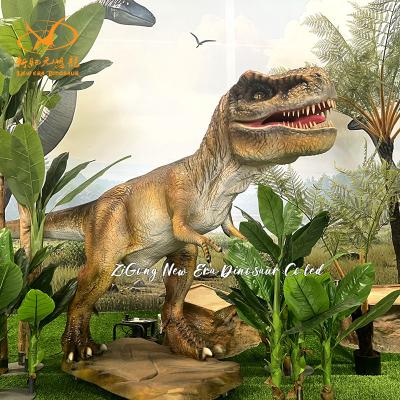 China Amusement Park Animatronic Realistic T-rex Dinosaur Model for Dino World for sale