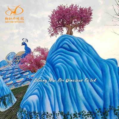 China Large Outdoor Silk Chinese Lantern Colorful for City Decoration for sale