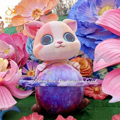 China Indoor Tradition Colorful Chinese Light Lanterns for Lantern Exhibition for sale