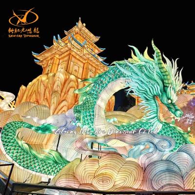 中国 ドラゴン・アニマル・アート・ランタン ストリート・デコレーション用 防水シルク・フェスティバル・ランタン 販売のため
