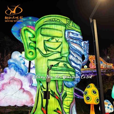 中国 魅力的なキャラクターアートランタン、景勝地やライトショーでの写真撮影に 販売のため