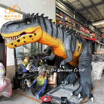 Cina Modello di dinosauro artificiale elettrico a grandezza naturale per eventi a tema dinosauri in vendita