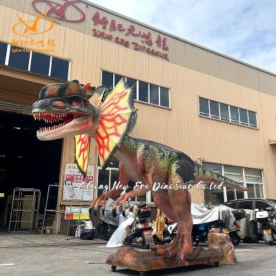 Cina Modelli realistici di dinosauri Dilophosaurus a grandezza naturale per mostre e spettacoli in vendita