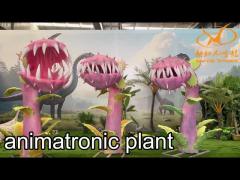 Simulación realista de planta piraña animatrónica para parque de plantas y exhibición