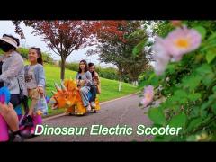 Elektrische Dinosaurierfahrt Lebensgetreue Animatronische Roller Vergnügungspark für Kinder