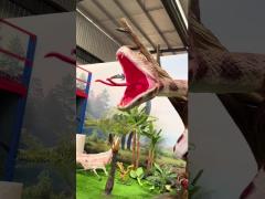Levensechte Robotische Animatronics Snack Aangepaste Grootte Voor Dierentuin Park