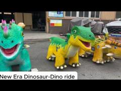 Amusement Park Electric Animatronic Dinosaur Ride on Scooter for Shopping Mall