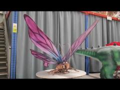 Realistic Robot Life Size Animatronic Butterfly Insect Model For Zoo Park / Museum