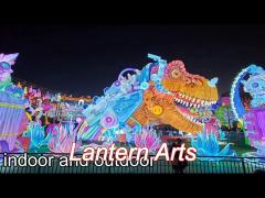 waterproof outdoor park lantern arts holiday decoration with light