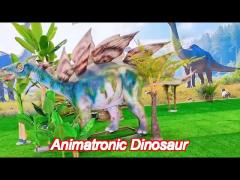 Een gigantisch levensvormige dinosaurusmodel voor Jurassic-themaparken en musea