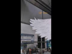 electric artificial flying horse model for animal park and mall decoration