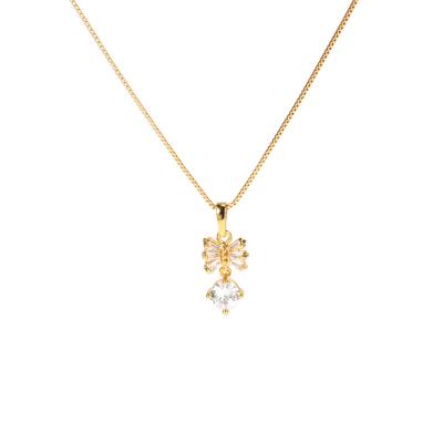 China CLASSIC Choker Necklace Fashion 18K Gold Plated Necklace Chocker Pendant Necklace For Women Jewelry for sale