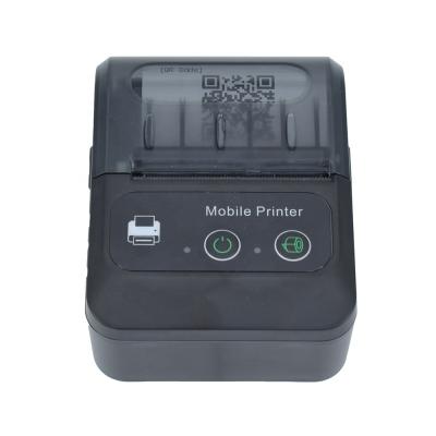 Cina Black and White Wireless Blue Portable 58mm Tooth Thermal Printer Mobile Receipt Printer All In One Printer in vendita