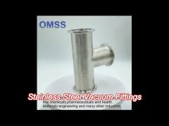 KF 25 Vacuum Fittings Stainless Steel KF Tees Vacuum Flange Fittings
