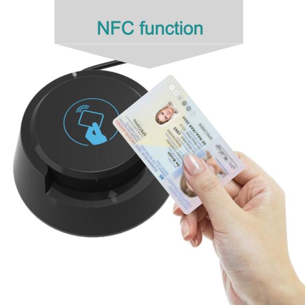 Quality Multi-function Card Reader NFC Rfid Contactless Smart Chip Card Reader/Writer USB Interface Contact ID IC SIM Credit Card Reader for sale
