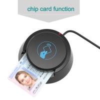 China NFC300 Contactless Smart Card Reader/Writer - 13.56MHz USB Interface with 90×90×40mm Compact Design for sale