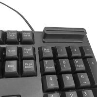 China USB Smart Card Reader Keyboard with 104-Key Layout and 450mm Width for Secure Authentication Systems for sale