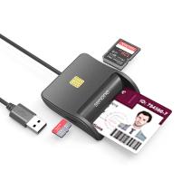 Quality Wholesale Multifunction Usb Card Reader Support Mmc/ TF Card Contact Smart for sale