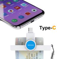 China Folding Smart Card Reader with 12 Mbps USB 2.0 Speed and 51×21×16mm Compact Design for sale