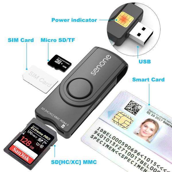 Quality Wholesale Multiple Specifications Iphone Wireless Smart Chip Id Card Reader for sale