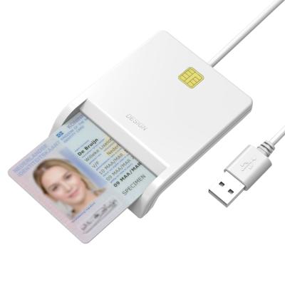 China 2025 New Launched Products White Id Usb Universal Smart Card Reader for sale