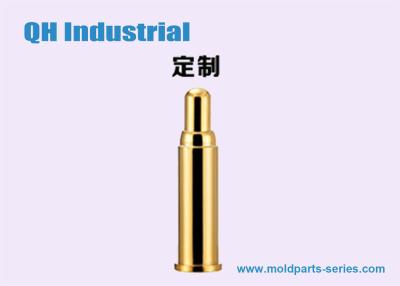 中国 2uin 3uin 4uin 5uin 8uin 20uin 1mm 2mm 3mmの12V金張り電池のバネ付きのPogo Pinは、バネ付きPinをカスタマイズした 販売のため
