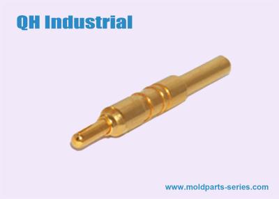 China China Factory ODM OEM Low MOQ Brass Copper C3604 Gold Plated 2uin 4uin 6uin Cellphone Electric Spring Load Pogo Pin for sale