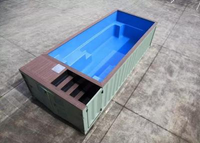 China Topshaw Mobile Prefab Container Swimming Pool for Sale, Ready-Made Modern Container Pool Swimming for sale
