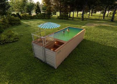 China Topshaw 2020 Luxury Design 20ft Prefab Container Pool Buy Shipping Container Swimming Pool for sale